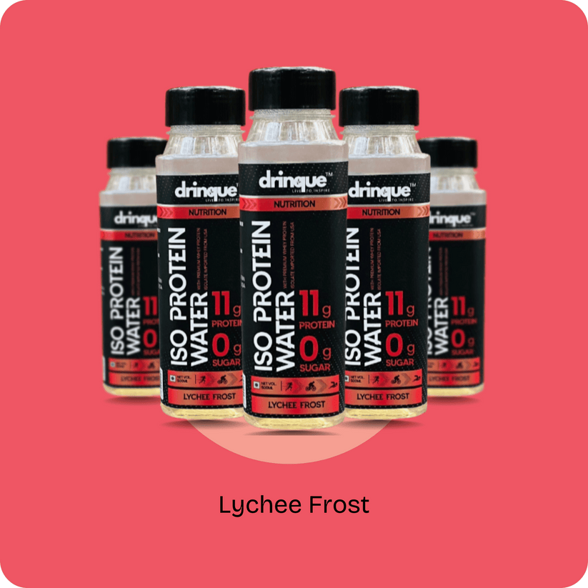drinque™ ISO PROTEIN WATER- 11g ISOLATE PROTEIN with 7g FIBER (Lychee