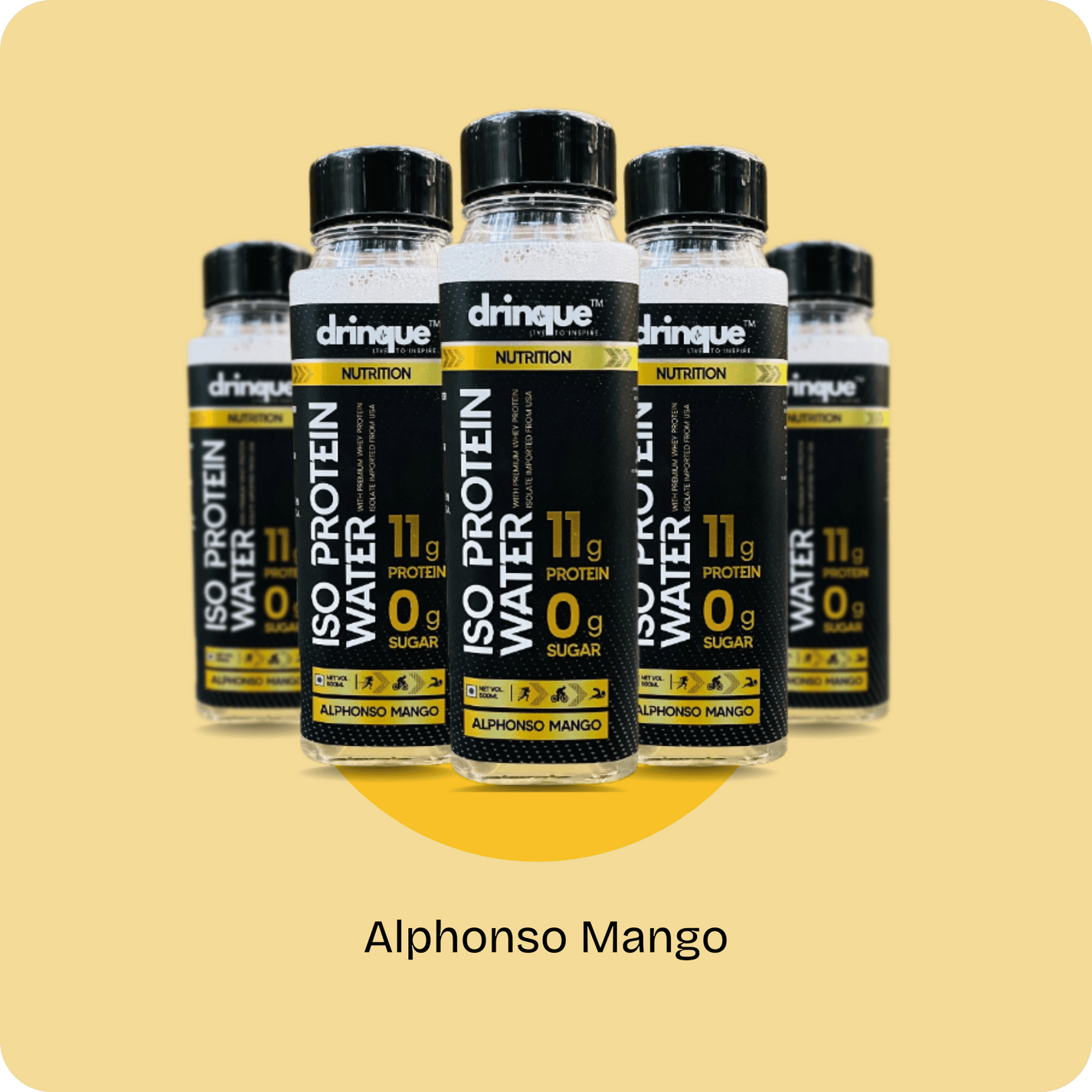drinque™ ISO PROTEIN WATER- 11g ISOLATE PROTEIN with 7g FIBER (Alphons